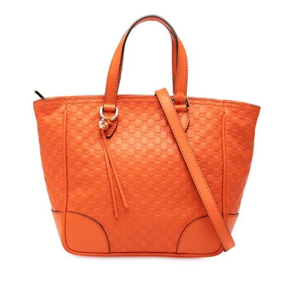 Gucci | Bags | Gucci Orange Leather Shoulder Bag | Poshmark
